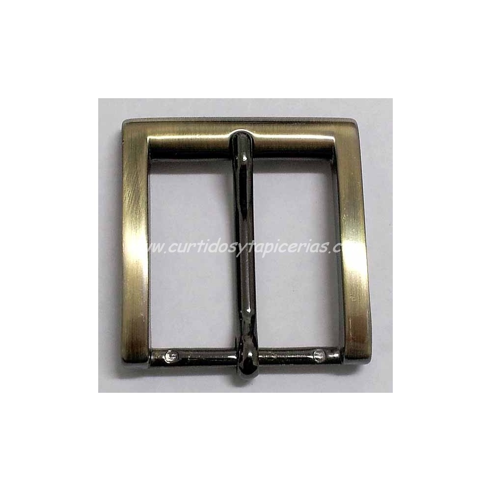 Hebilla de Cinturon de 40mm de paso (ref. 151) - Color Oro Viejo